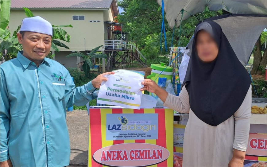 LAZ SIDOGIRI BERIKAN BANTUAN MODAL USAHA UNTUK PELAKU UMKM, IBU JUMRIANI BERSYUKUR ATAS DUKUNGAN ...